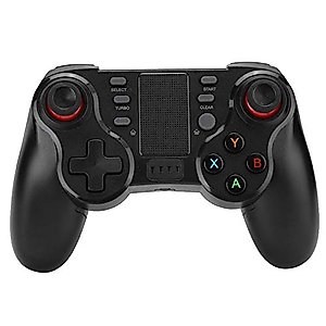 Zopsc Wireless Controller, Bluetooth Game Console for Android, with Built-in Lithium Battery (380 mAh), with Acceleration and Cleaning Functions, Supports 6-Inch Mobile Phone