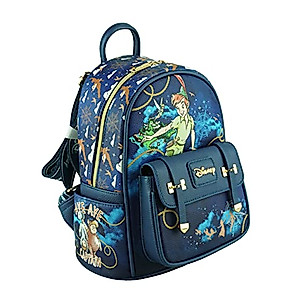 Wondapop Disney Peter Pan 11" Vegan Leather Fashion Mini Backpack