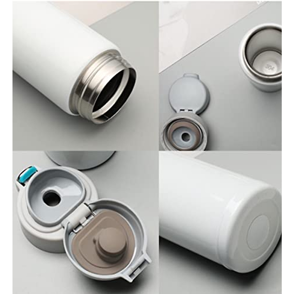 Vacuum Water Bottle Stainless-Steel Water Bottle Keep temperature hot-cold Bottle Travel Coffee (Black)