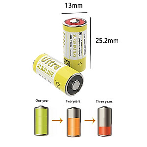 SKOANBE 4LR44 6V Alkaline Battery for Dog Collars（Pack of 5）