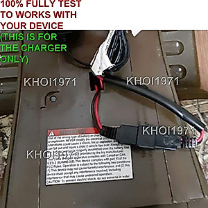 KHOI1971 Wall Charger AC Adapter Compatible with Mossy Oak Break UP Infinity Ride on KT1210WM KT1210 ATV Quad 6V-Volt Battery