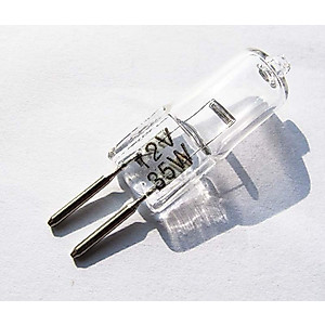 35W Halogen Bulbs G5.3 35 Watt G5.3 12V 35W Halogen Bulbs JC Bi-Pin Base Light 35 Watt 12 Volt Halogen Lamp for Home Lighting,Clear Glass Lens,Warm White 2700K,10 Pack