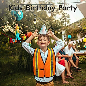 KAYGO Kids High Visibility Vest,Toddler Reflective Safety Vest in Yellow, Orange, Blue or Pink,Ideal for Ages 3-9