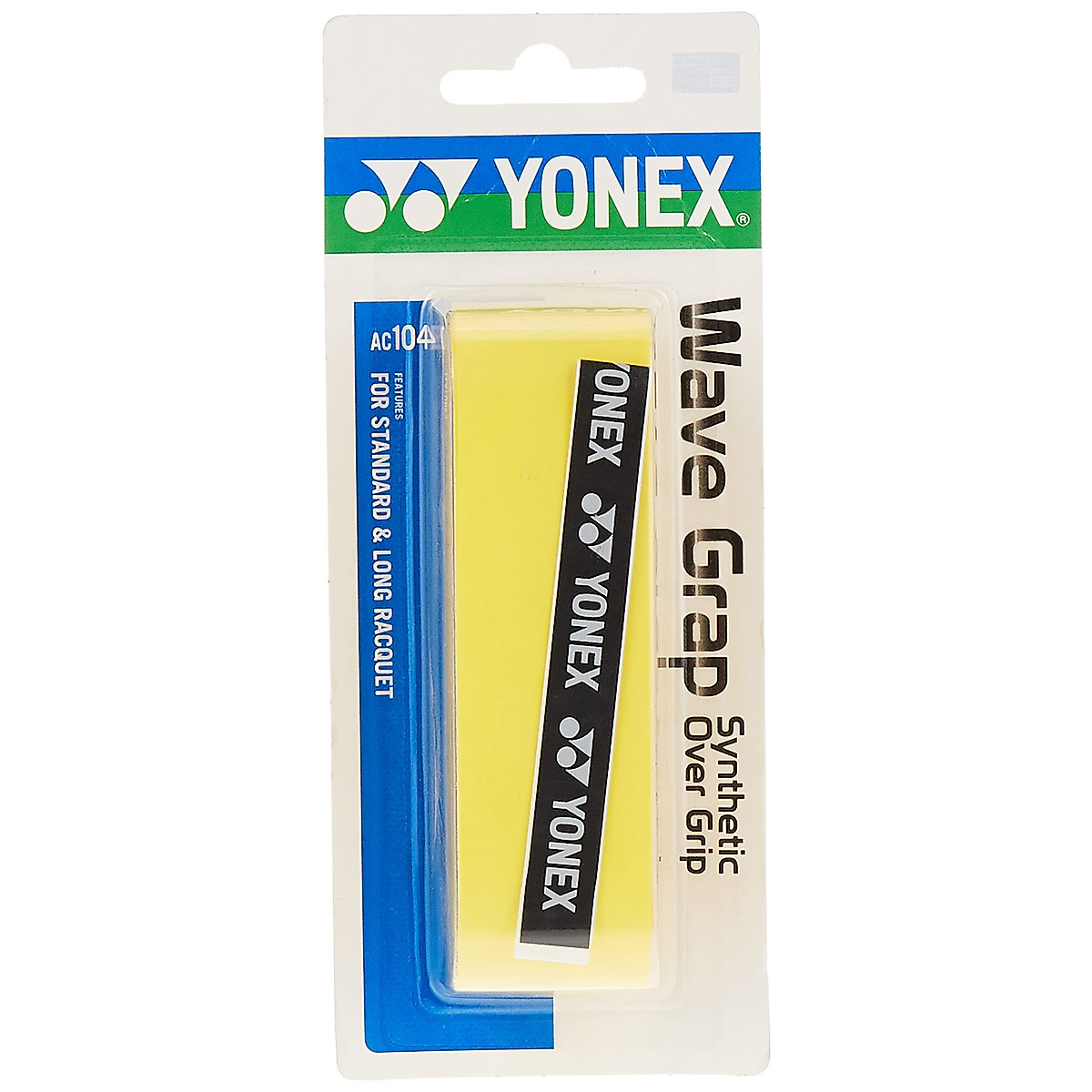 Yonex AC104EX Racket Wave Grap Yellow
