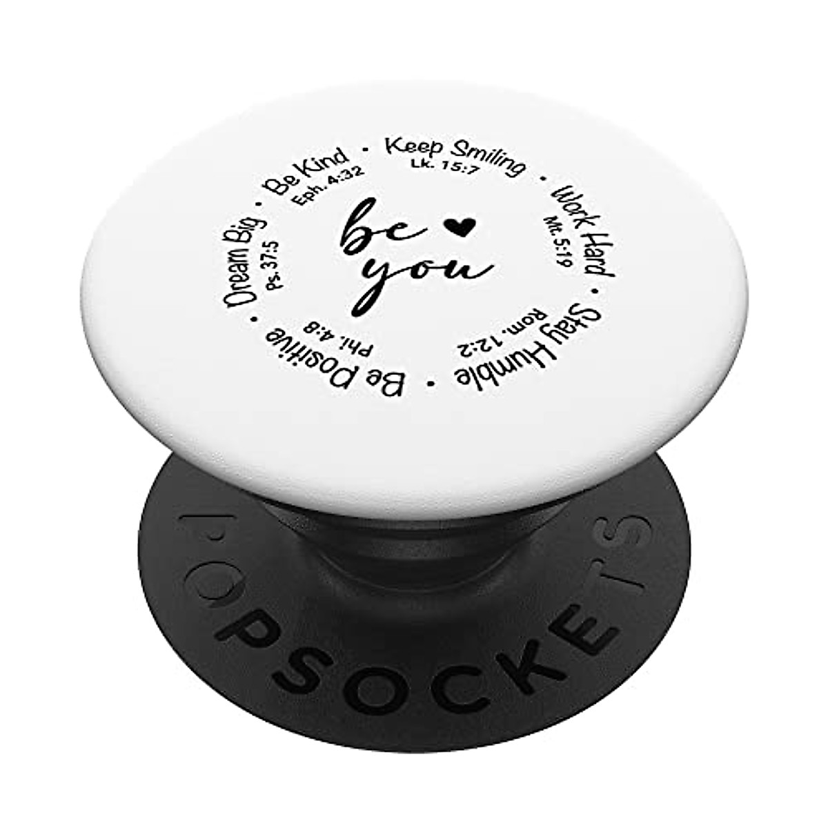 Be You Bible Verse Faith Christian Religious Inspirational PopSockets Swappable PopGrip