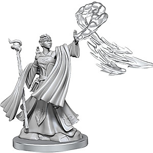 D&D Frameworks: Elf Wizard Female - Unpainted and Unassembled