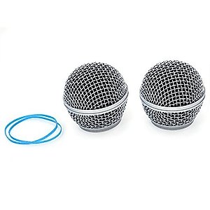 ZRAMO TH115 Microphone Ball Head Mesh Grill for SM58 BETA58 SM58LC SA-M30 SV100 RK143G for Pgx2 Slx2 Wireless Microphones Replacement Universal Screen