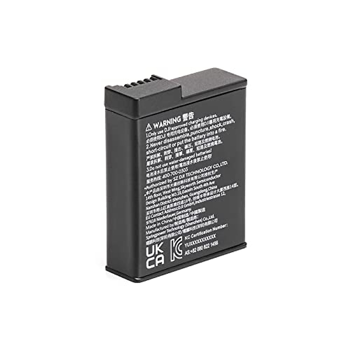 EUCAZ Osmo Action Extreme Battery and Multifunctional Battery Case Kit,for DJI Osmo Action 3,Osmo Action 4 Sport Camera,Include 2pcs Batteies and 1p Battery Case,Fast Charges for Three Batteries