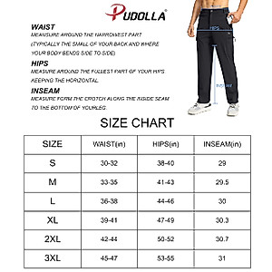 Pudolla Men's Hiking Cargo Pants Lightweight Outdoor Travel Pants for Men with Multi-Pockets for Fishing Camping Work(Sage Medium)
