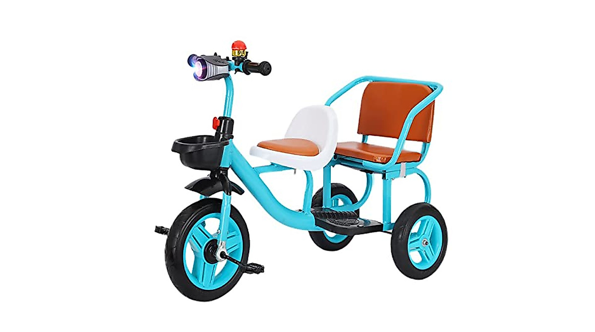 Kids Tricycle with Passenger Seat – Safe & Fun Outdoor Ride