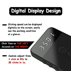 Auto Screen Clicker For IOS and Android:Phone Automatic Tapper,Simulated Finger Continuous Clicking, Adjustable Speed Physical Clicker With 5 Heads， Suitable for Games, Live Broadcasts, Reward Tasks（1 Second Clickest 35 Times）