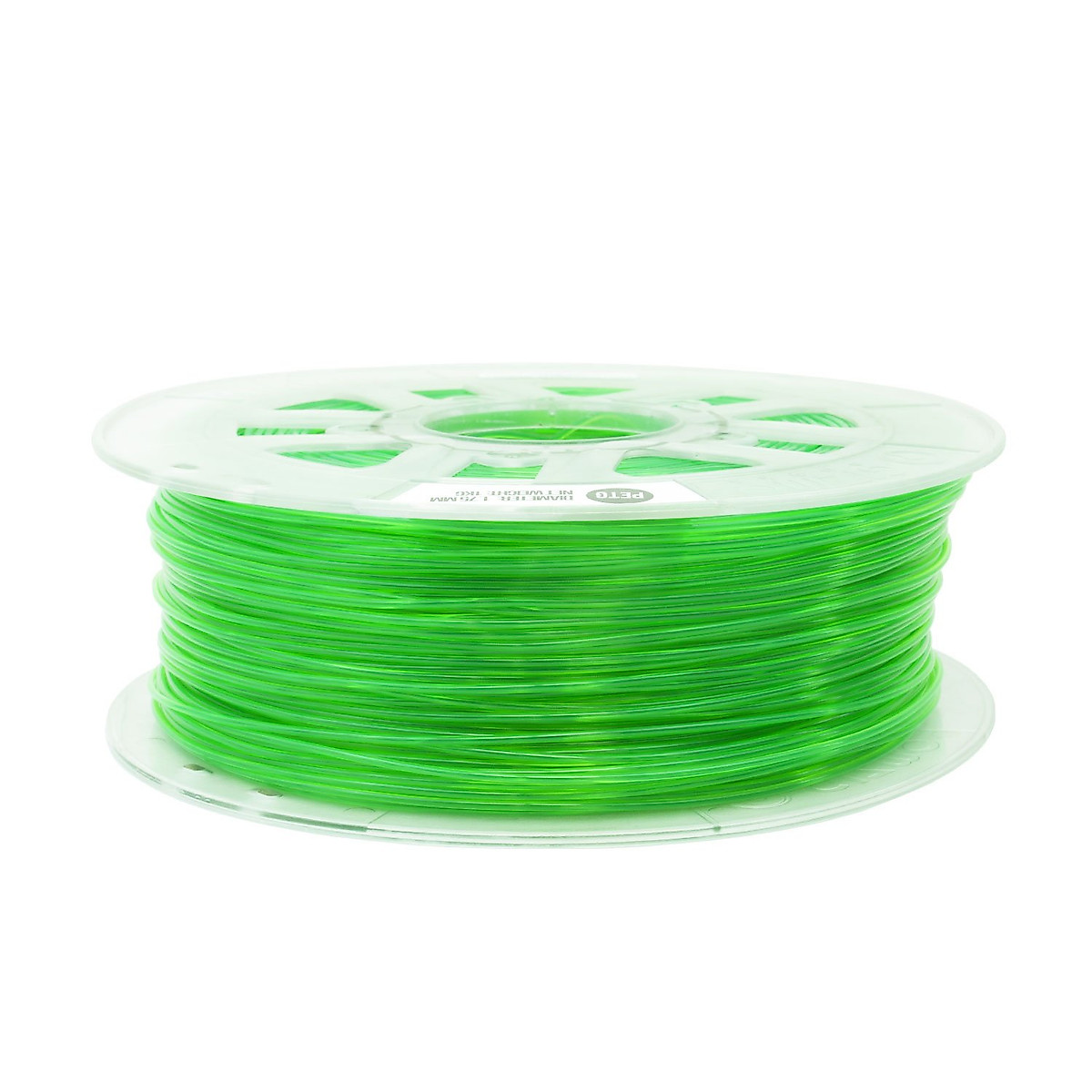 Gizmo Dorks 1.75mm PETG Filament 1kg /2.2lbs for 3D Printers, Translucent Green