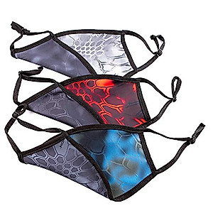 Kryptek Standard Shield LITE FACE MASK-3 Pack, Multi, S/M