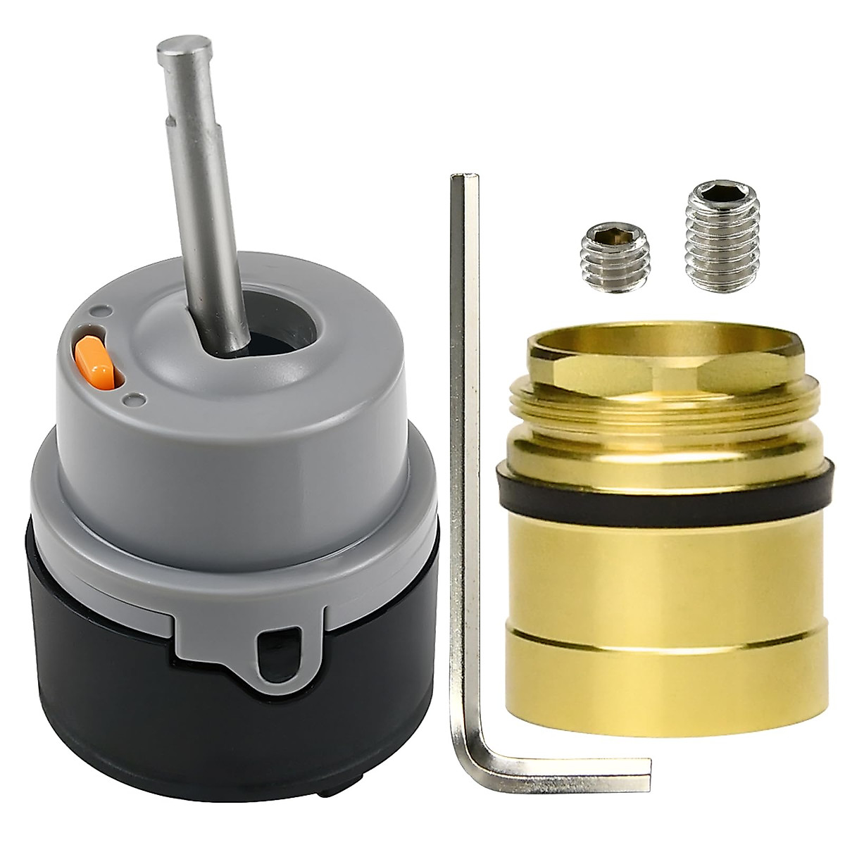 RP50587 Cartridge Compatible with Delta DST Single Handle, Replacement for Kitchen & lavatory Single Handle Faucet Valve, Including RP51503 Bonnet Nut