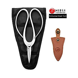 Bonsai Scissors Professional Grade Bonsai Shears Alloy Steel Bonsai Tools Equip With Tool Bag (MT-RBS-190)