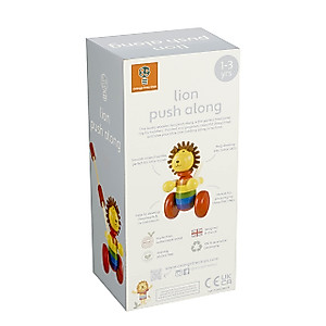 Orange Tree Toys - Lion - Wooden Push Along