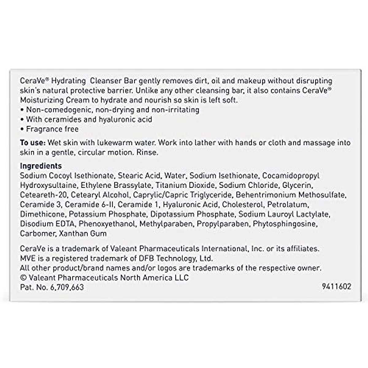 CeraVe Hydrating Cleanser Bar | 4.5 Ounce | Soap-Free Body and Face Cleanser Bar | Fragrance Free and Non-Irritating (Pack of 5)