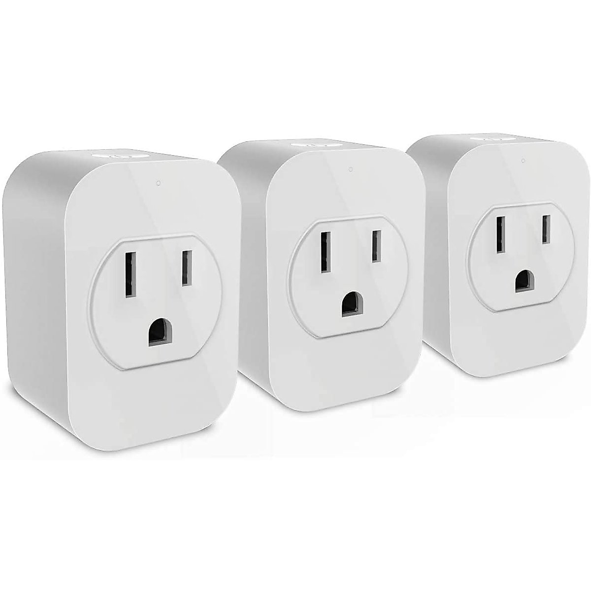 eco4life Smart Outlet, Mini WiFi Plug, Work with Alexa, Google Home, No Hub Needed, App Remote Control, Set Timer, UL Certified (3 Pack)