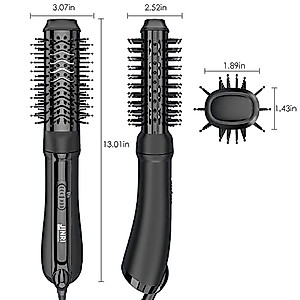 Ceramic Hot Air Brush Styler and Dryer One-Step Hair Dryer and Volumizer Lightweight 1000W Blow Dryer Brush Ionic 3 in 1 Curling Brush Hair Dryer