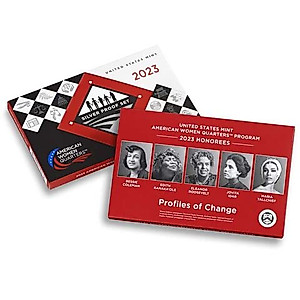 2023 S 2023 S Silver Quarter Proof Set 5 Coin DCAM US Mint 23WS With Box and COA Quarter US Mint Proof