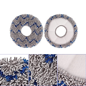 Vacuum Mop Replacement Pads for ECOVACS DEEBOT X1 OMNI Turbo T10 T20 Robot Vacuum Cleaners and X2 Omni Vacuum Cleaner（4 Pack）