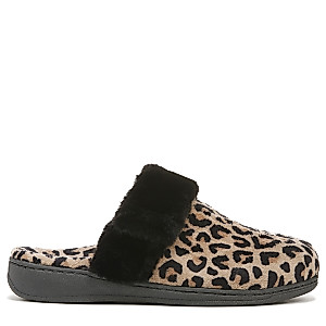 Vionic Adjustable Slipper With Orthotic Arch Suppor Natural Leopard - 9 Medium