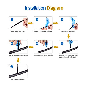 FOGWOWO 2-in-One Drip Irrigation Tubing Hole Punch with 20 pcs Plugs,Drip Irrigation Tool Used for 1/4 inch Fitting and Emitter Insertion,1 Pcs-Blue