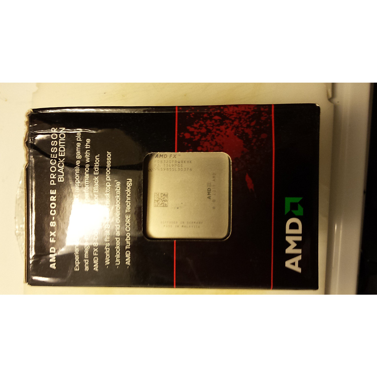 AMD FD8320FRHKBOX FX-8320 FX-Series 8-Core Black Edition Processor