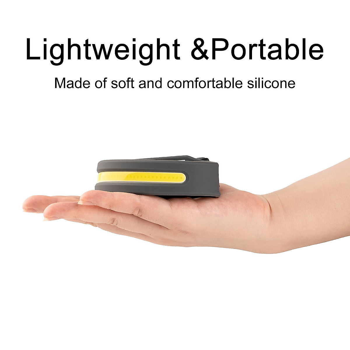 EGUKU Headlamp Flashlight, Rechargeable LED Headlamps 1200Lumens 2 COB 230°Wide Beam Headlight with Motion Sensor Bright 5 Modes Lightweight Waterproof Head Lamp for Outdoor Running, Camping Hiking