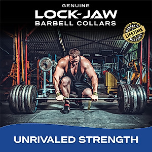 Lock-Jaw OLY 2 Olympic Barbell Collar (Black)