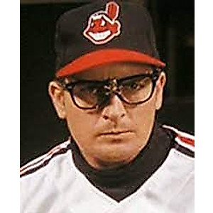 Wild Thing Rick Vaughn Skull Glasses (Clear Lens)