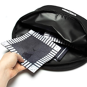 Stratagem Neoprene Tabletop Miniature Scenery|Wargaming Street Terrain for RPG, Modular Strategy Battlemat|13ft of Streets