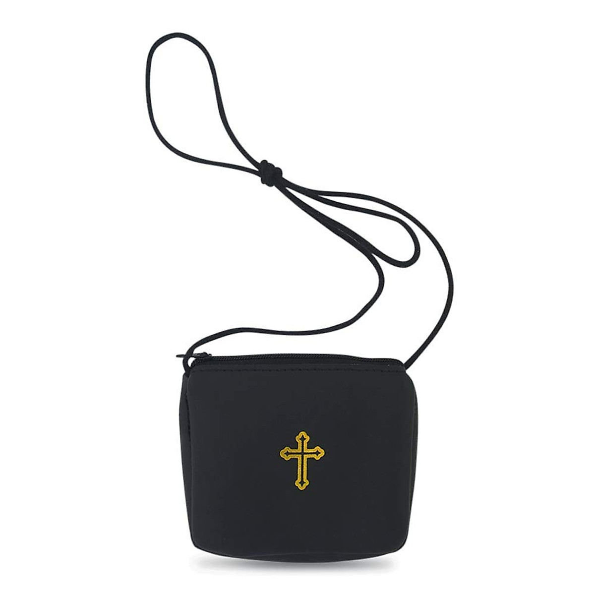 Venerare Genuine Leather Burse with Pyx (Small Pyx (6-Host Capacity), JHS First Communion)