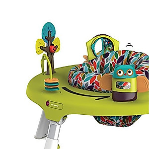 ORIBEL PortaPlay Baby Activity Center: Development focused toys. Foldable, Portable, and Transforms to a Play Table, Unisex (Forest Friends, Green)