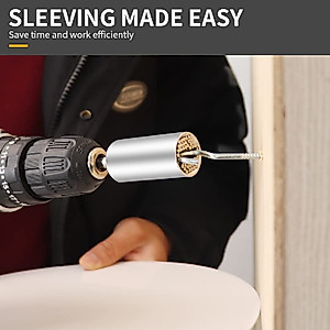 Universal Socket Set (7-19mm 11-32mm) Super Socket For Unscrew Any Bolt Tools,Power Drill Adapter Socket,Multi-function Socket Set Cool for Dad Men Husband Boyfriends Gifts 4 PCS Set