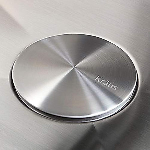 Kraus STC-2 Cappro Removable Decorative Drain Cover, Stainless Steel