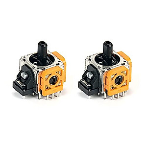 Grafken Replacement for PS5 3D Joystick Analog Grips Controller Repair Part 3Pin 3D Analog Stick Joystick Sensor Module