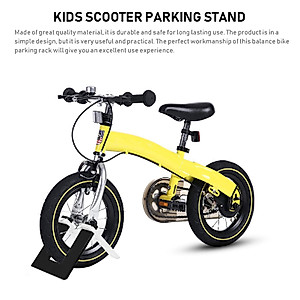 BESPORTBLE 2pcs Bikes Bicycle Floor Parking Rack Bike Standing Organizer Adjustable Bicycle Park Stand for Mountain Bikes Road Bikes Kids Bikes Stopper