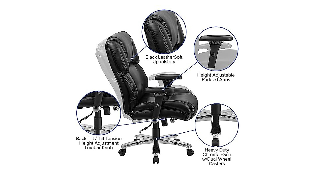 Heavy Duty Ergonomic Office Chair for Big & Tall | HERCULES Series