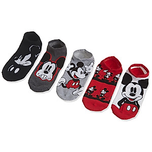 ONIVA - Disney Mickey Mouse Lunch Bag and 5 Pack No Show Socks