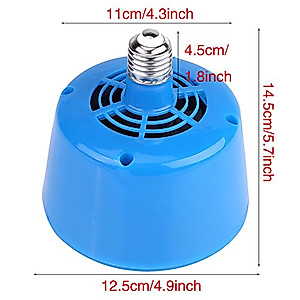 DAUERHAFT Cultivation Heating Lamp Thermostat 100-300W Safe Chicken Coop Pet Heater Livestock Heat Lamp for Piglets Chicken Animal Breeding