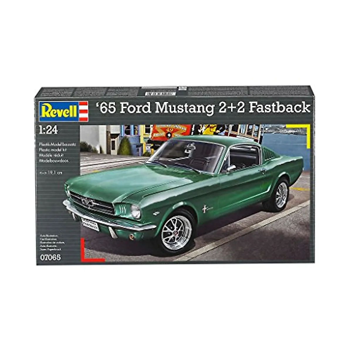 Revell Germany 1965 Ford Mustang 2+2 Fastback Plastic Model Kit (1/25 Scale)