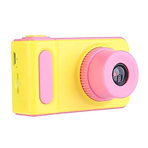 EVTSCAN 2 Inch 1080P Digital Video Camera Cartoon Toy Camera Children Birthday Gift(Pink)