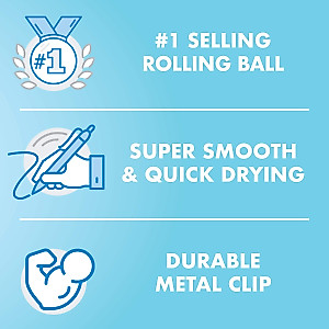 PILOT Precise V5 RT Deco Collection Refillable & Retractable Liquid Ink Rolling Ball Pens, Extra Fine Point (0.5mm) Black/Blue/Red/Green/Purple Inks, 5-Pack (41980)