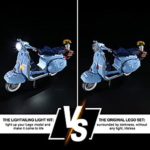 LIGHTAILING Led Light for Lego 10298 Vespa 125 Building Blocks Model - NOT Included The Model Set