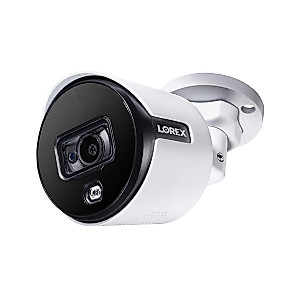 Lorex 4K Security Camera System, Ultra HD Indoor/Outdoor Wired Bullet Cameras with Smart Motion Detection Surveillance, Active Deterrence and Smart Home Compatibility, 2TB 16-Channel DVR, 10 Cameras