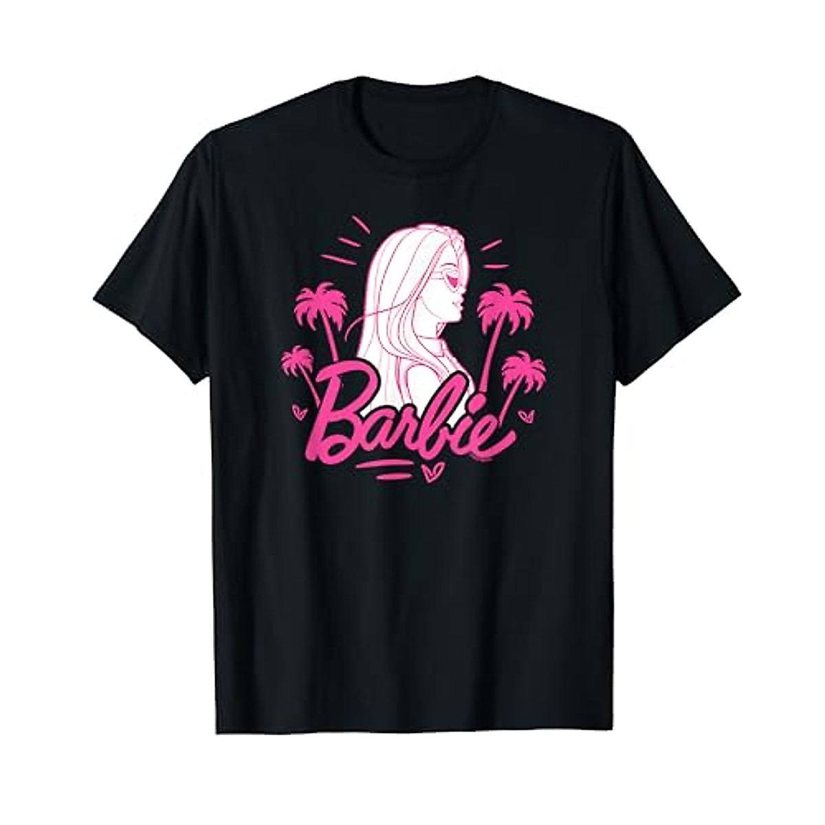 Barbie - Barbie With Palm Trees Logo T-Shirt