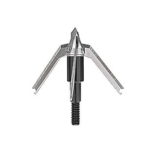 Rocket Meet Seeker Crossbow 2" Cutting Dia, 100 Grain Weight, Sharp and Strong .035 Blades, Black