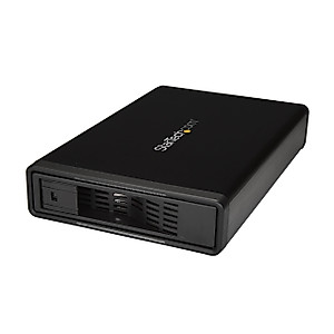 StarTech.com 3.5" External SATA Hard Drive Enclosure - Trayless - eSATA / USB 3.0 (USB 3.1 Gen 1) Hard Drive Enclosure w/ UASP , TAA (S351BMU33ET)