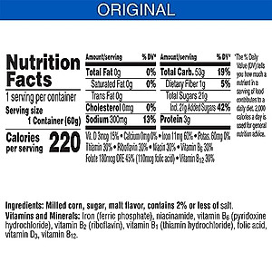 Kellogg's Frosted Flakes Breakfast Cereal Cups, 8 Vitamins and Minerals, Kids Snacks, Original, 25.2oz Case (12 Cups)
